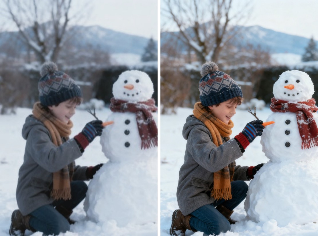 Enhance Winter Photos with One Click| PicMa